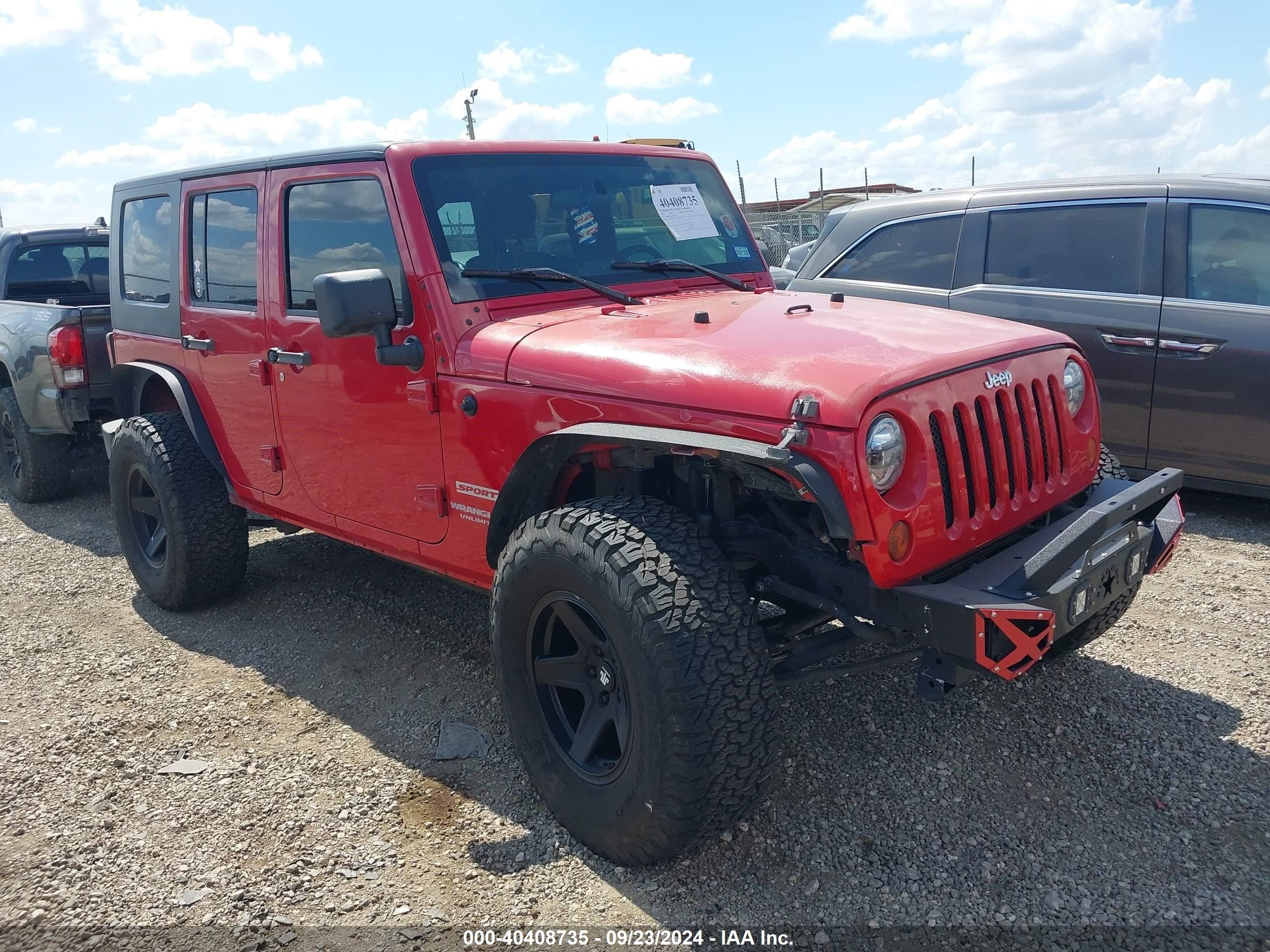 Precio e Historial 2010 Jeep Wrangler Unlimited Sport 3.8l V-6 202hp vin: 1J4BB3H19AL109200 ...
