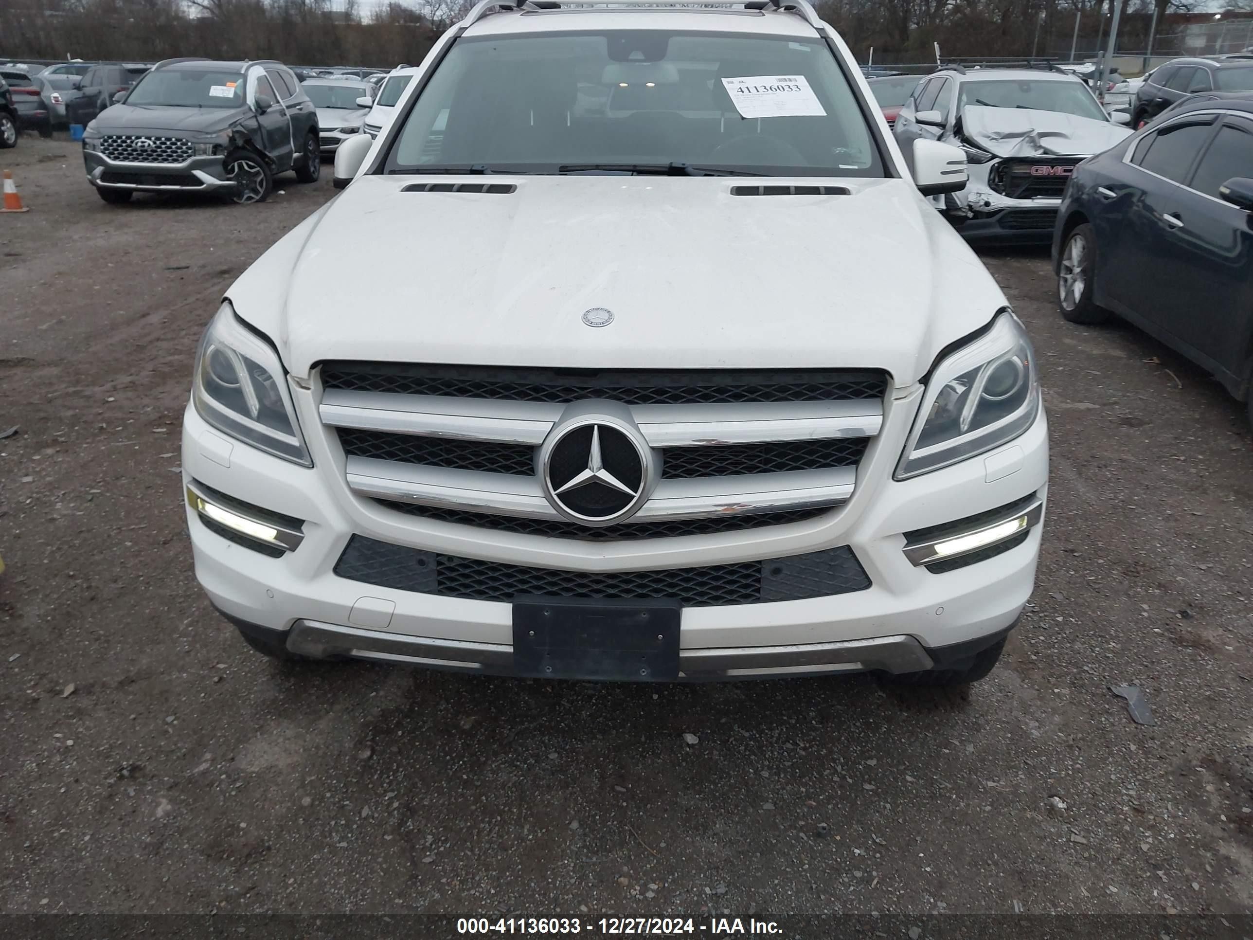 Price & History 2014 Mercedes-benz Gl 450 4matic 4.6l V-8 Di, Dohc, Vvt, Turbo, 362hp vin ...