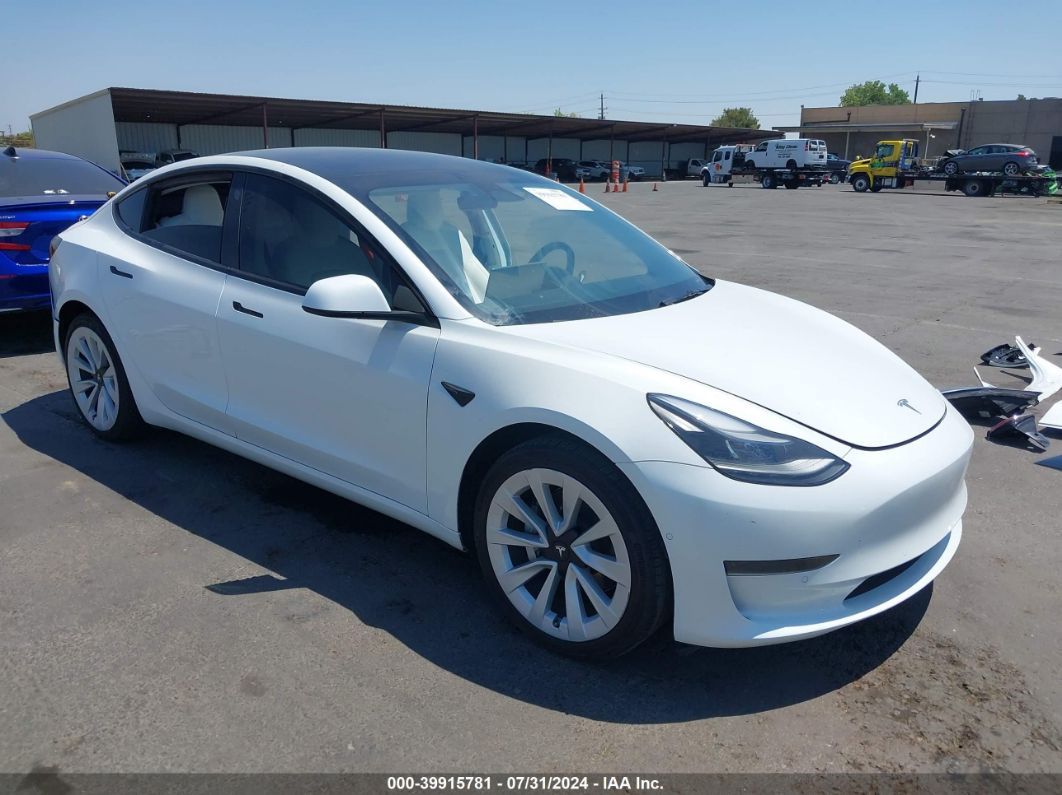Цена и история 2022 Tesla Model 3 Rear-wheel Drive vin ...