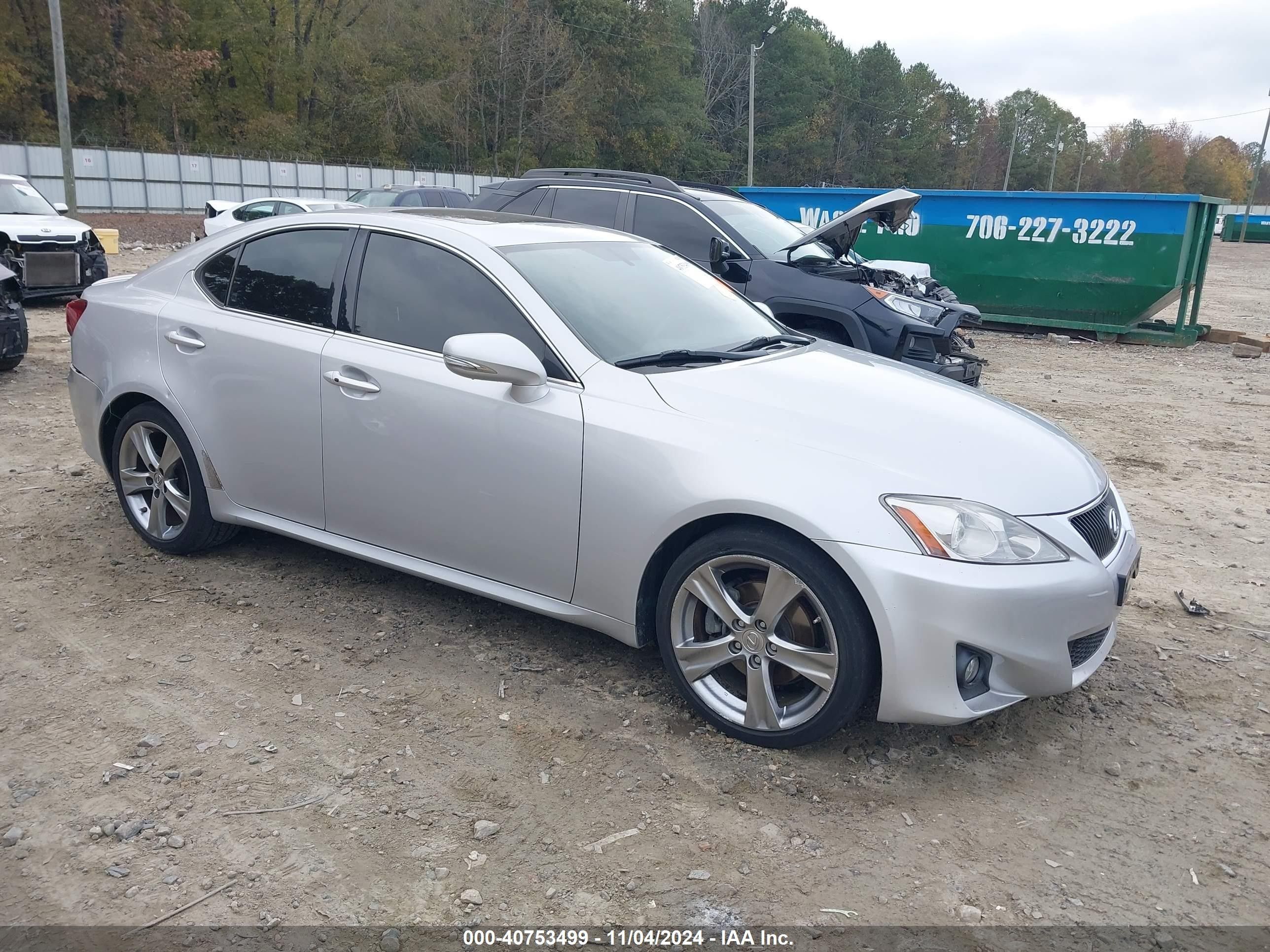 Price & History 2012 Lexus Is 250 2.5l V-6 Di, Dohc, Vvt, 204hp vin ...