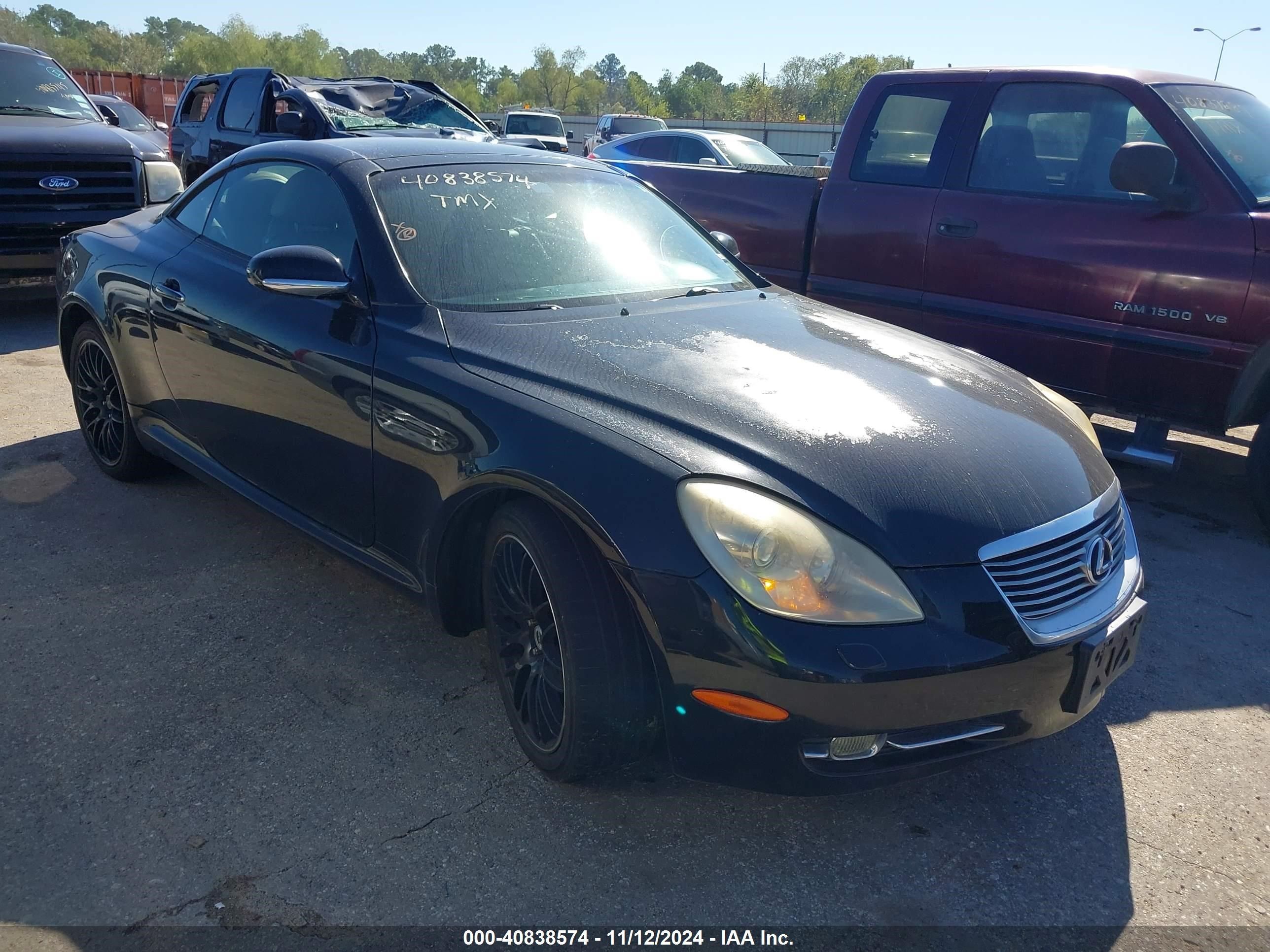 Price & History 2008 Lexus Sc 430 4.3l V-8 Dohc, Vvt, 288hp vin ...