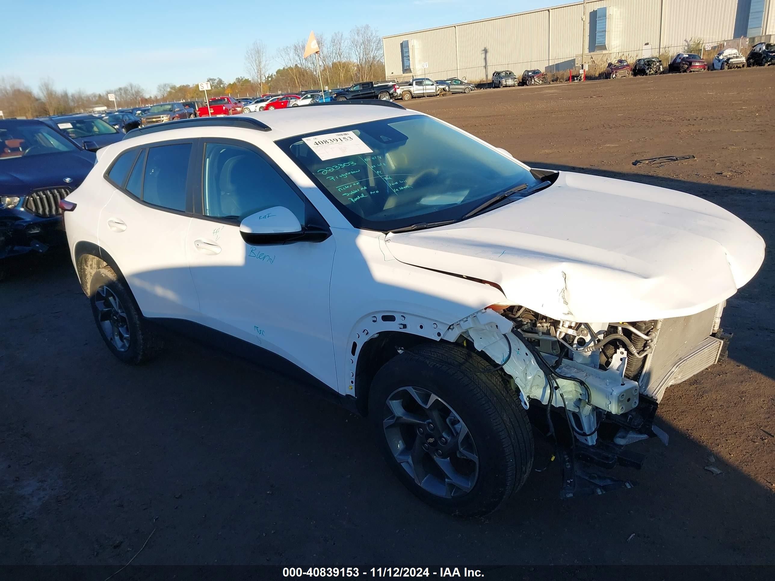 Цена и история 2024 Chevrolet Trax Fwd Lt 1.2l I-3 Di, Dohc, Vvt, Turbo ...