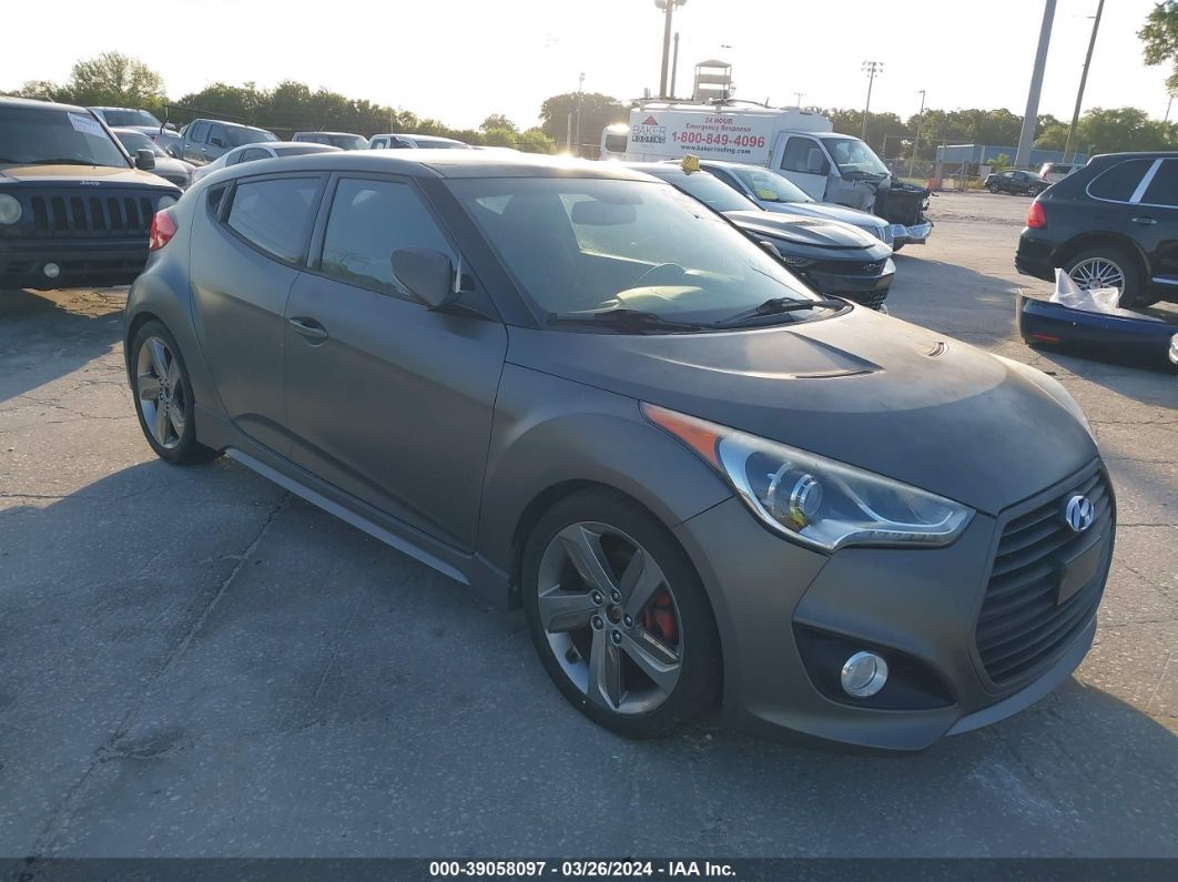 Price & History 2013 Hyundai Veloster Turbo W/blue 1.6l I-4 Di, Dohc ...