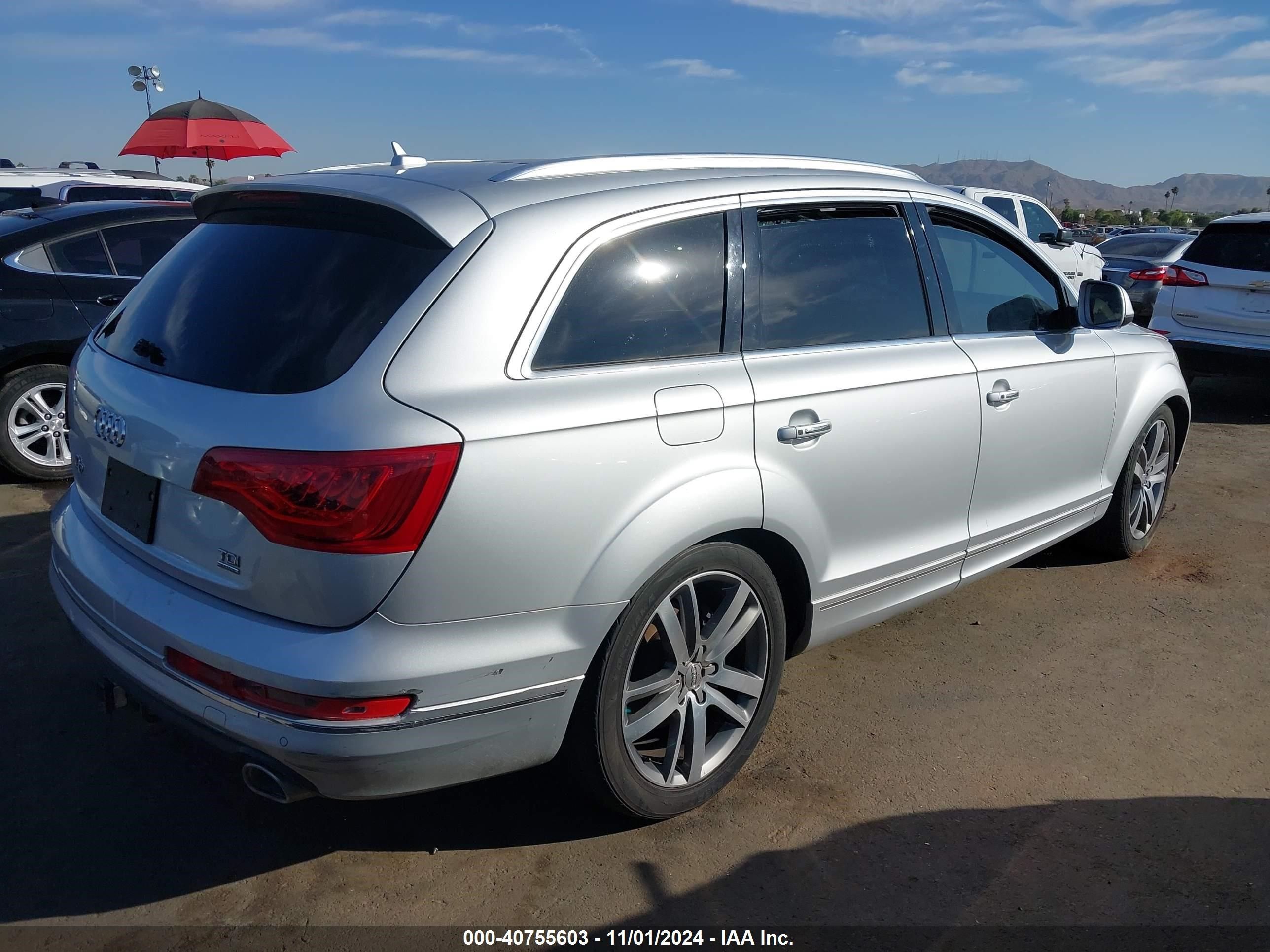 Ціна та історія 2013 Audi Q7 3.0 Tdi Premium 3.0l V-6 Di, Dohc, Vvt ...