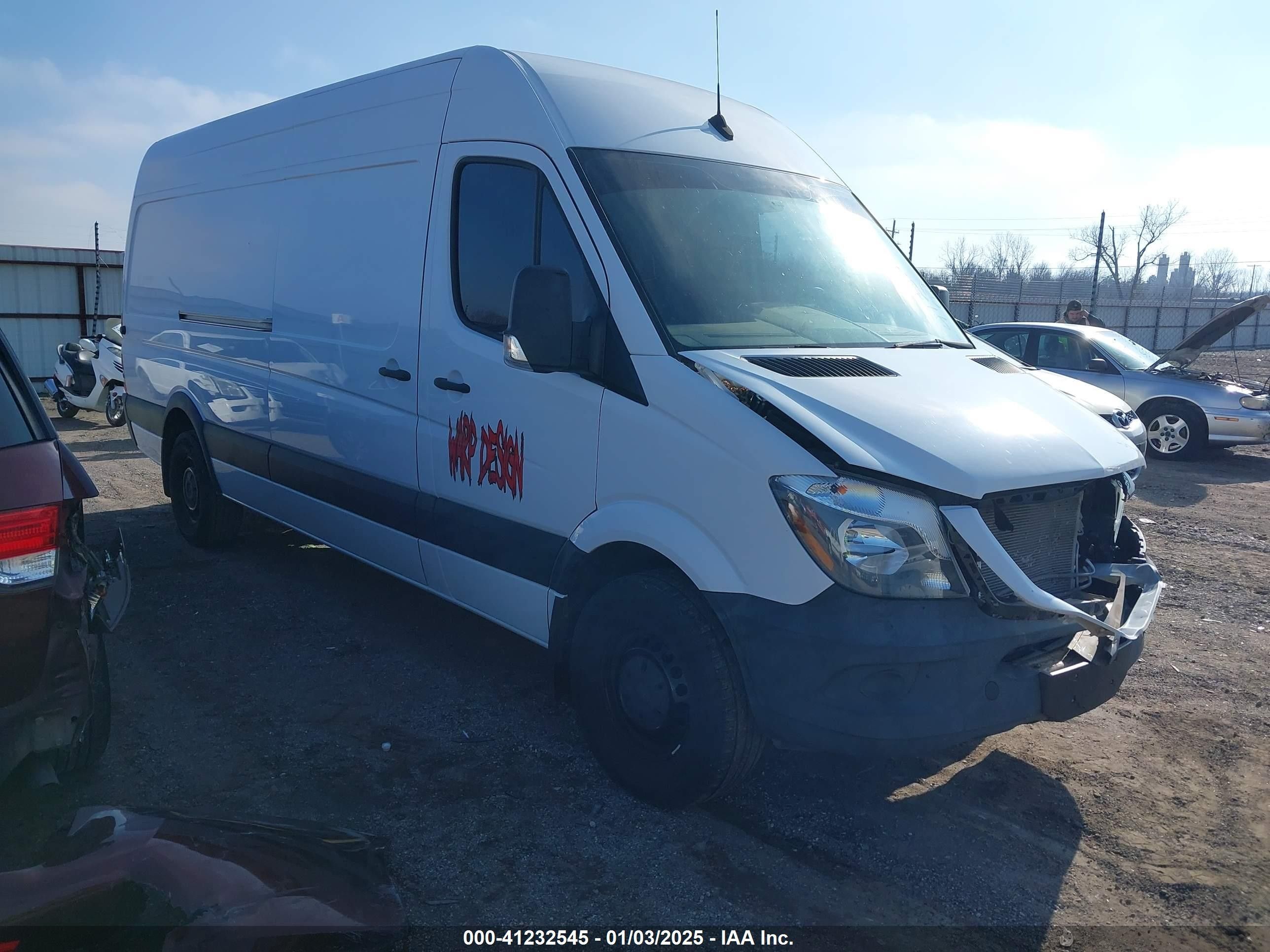 Price & History 2018 Mercedes-benz Sprinter 2500 High Roof V6 3.0l V-6 ...